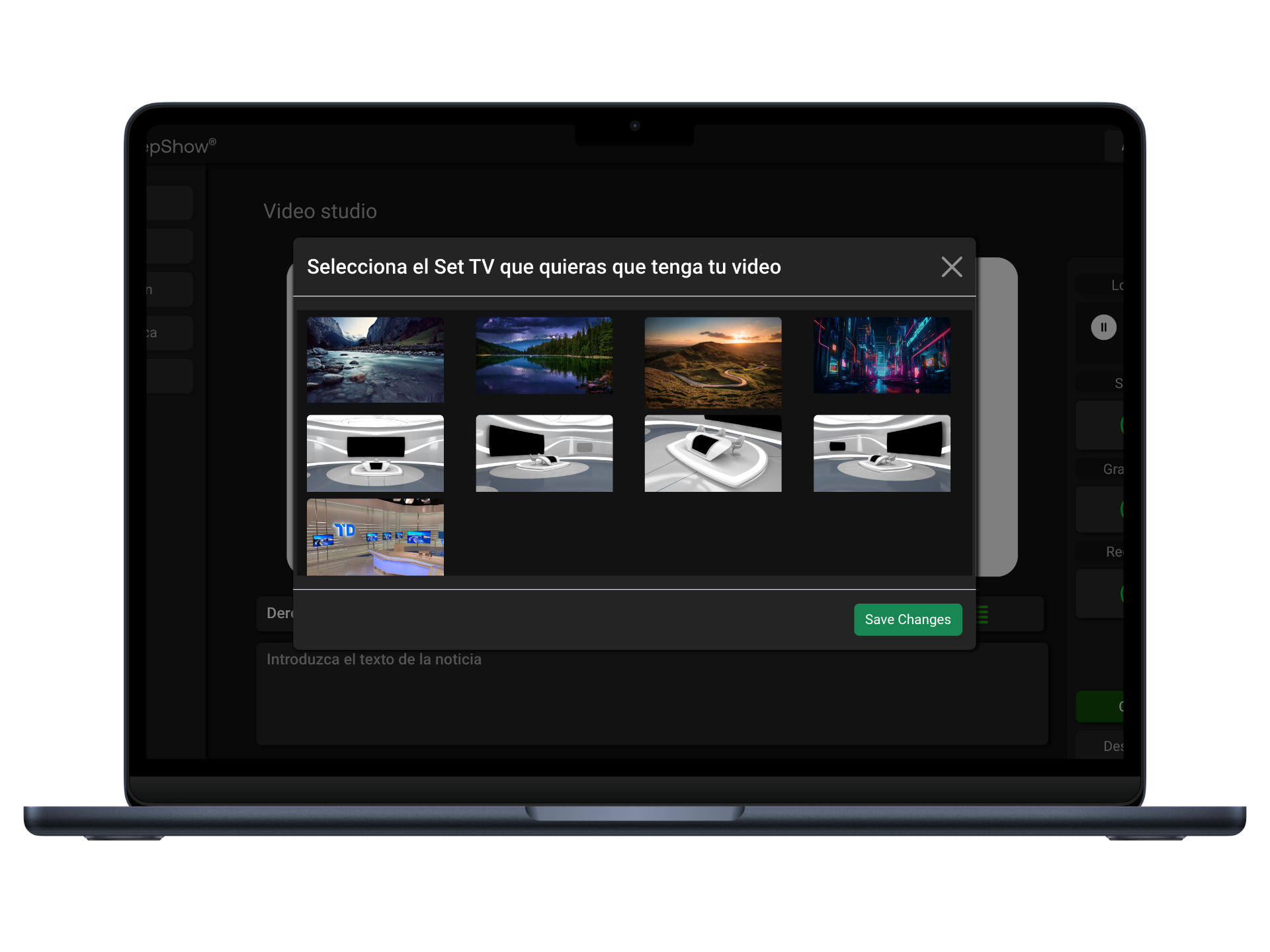 DEEPSHOW - Presentador Virtual en Tiempo Real